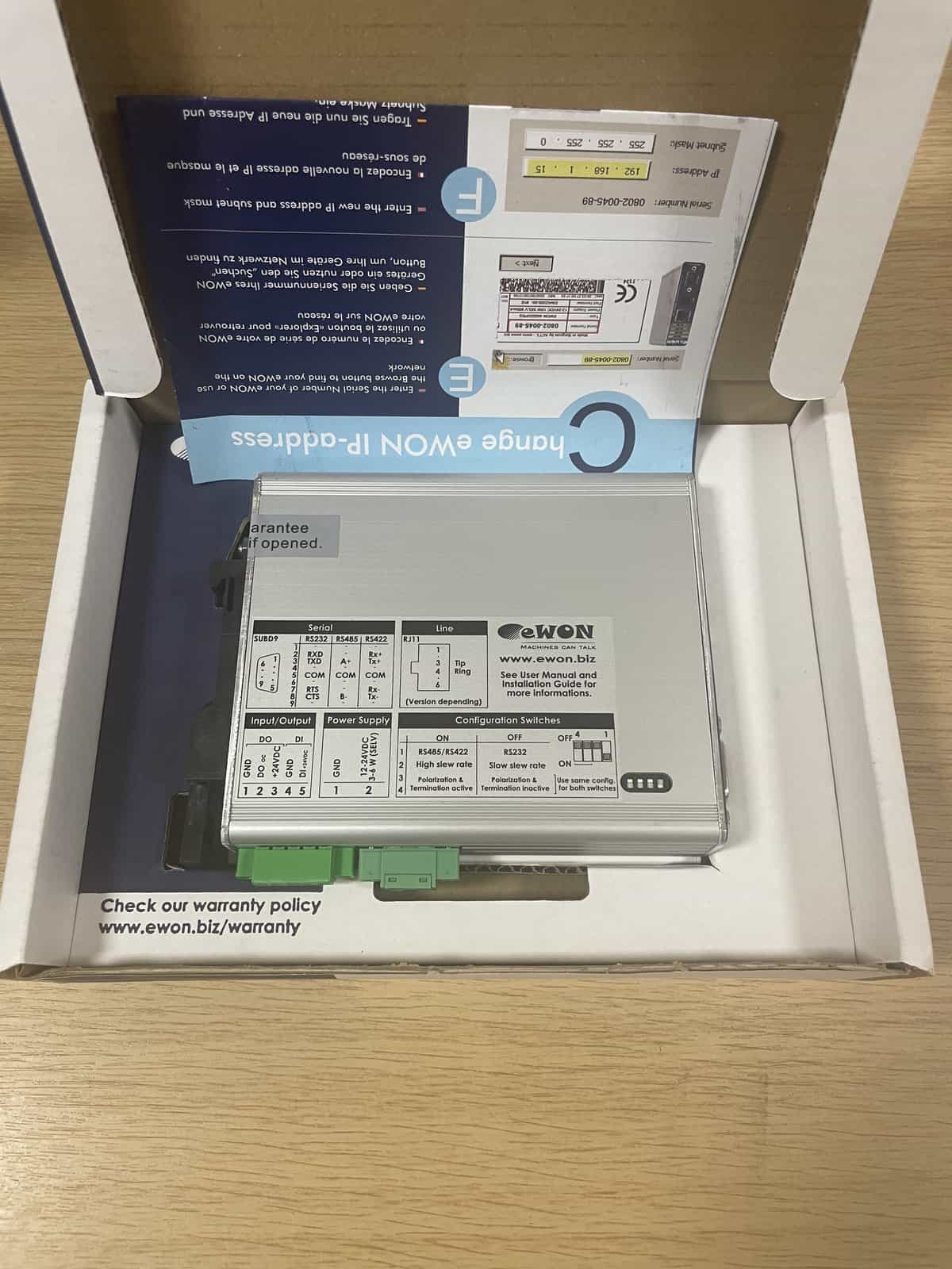 Ewon 500 Industrial Remote Connectivity Router | Secure Remote Access