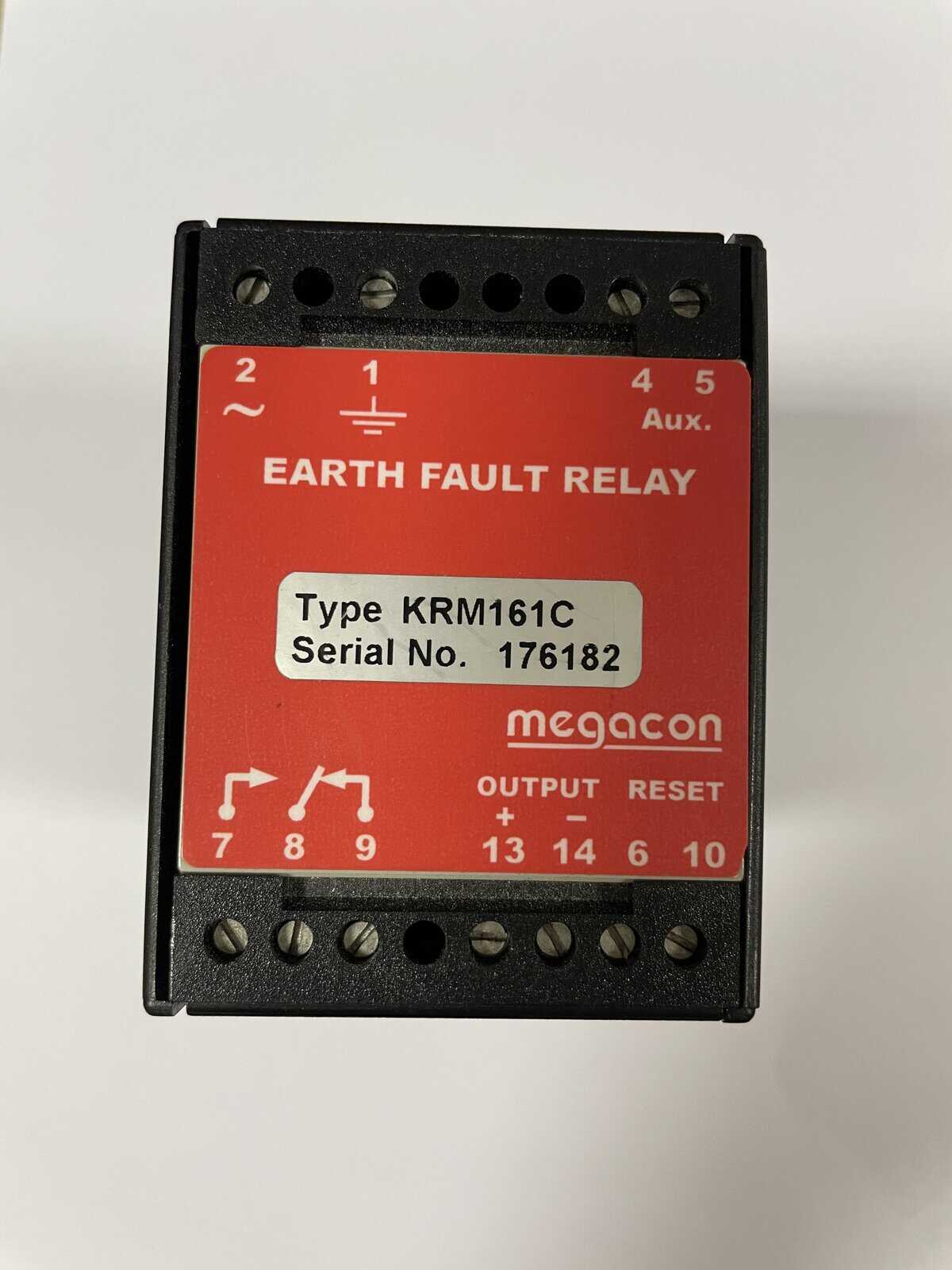 Megacon KRM161C Earth Fault Relay | Reliable Electrical Protection