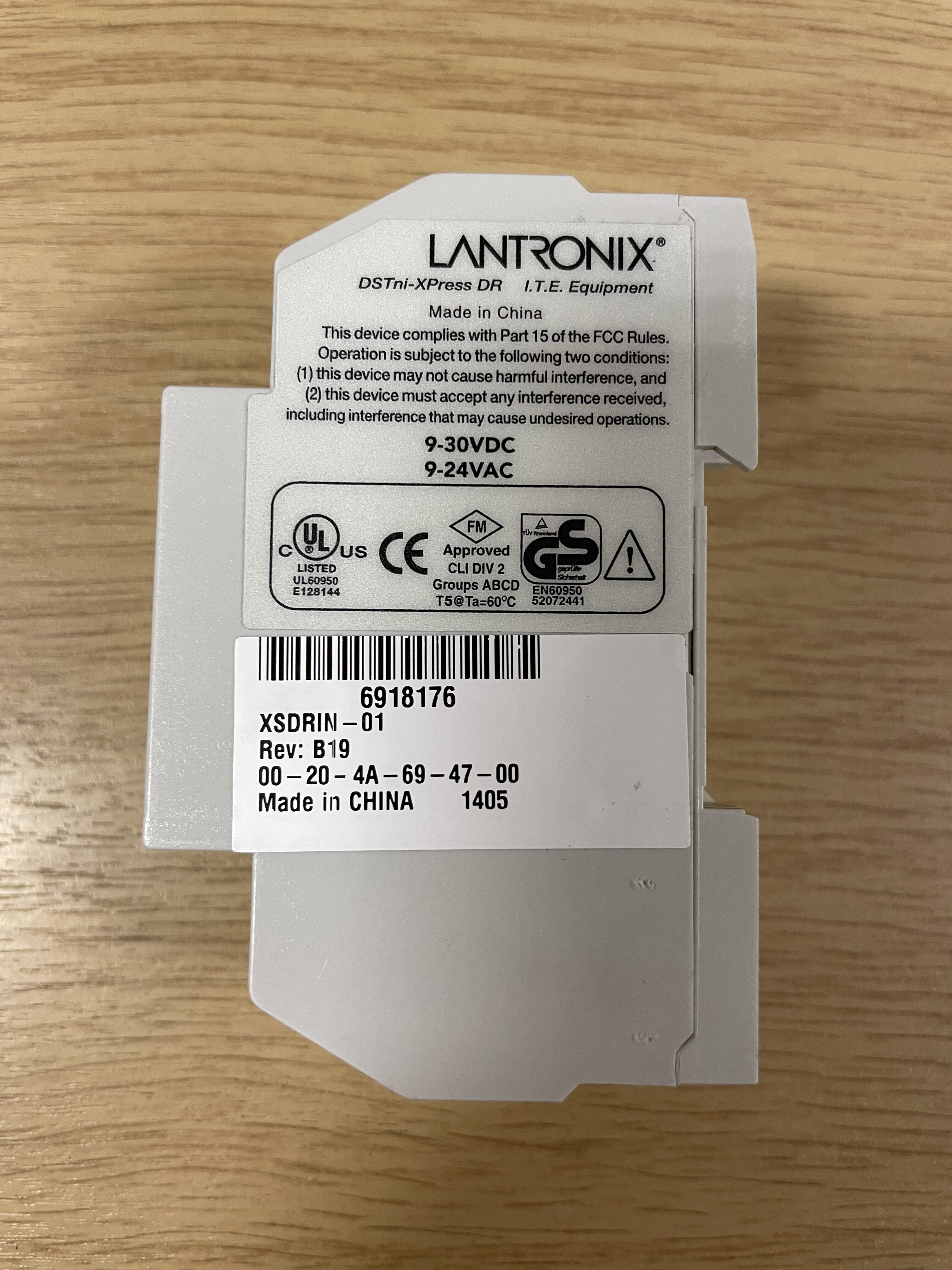 Lantronix XSDRIN-01 Serial Device Server | Reliable Network Connectivity
