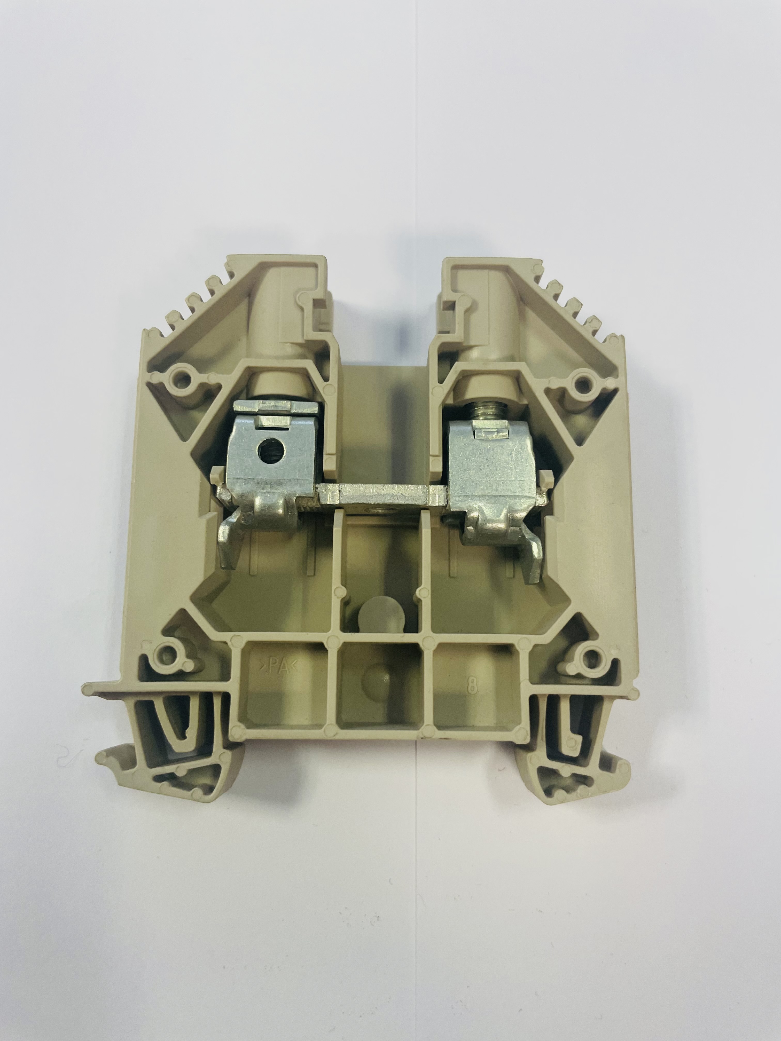 Weidmuller 1020400000 WDU 16 Feed-Through Terminal (Dark Beige/Brown ...
